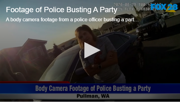 Footage of Police Busting A Party | Fox 11 Tri Cities Fox 41 Yakima