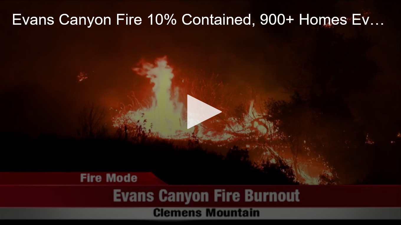 Evans Canyon Fire 10% Contained, 900+ Homes Evacuated And A Planed ...